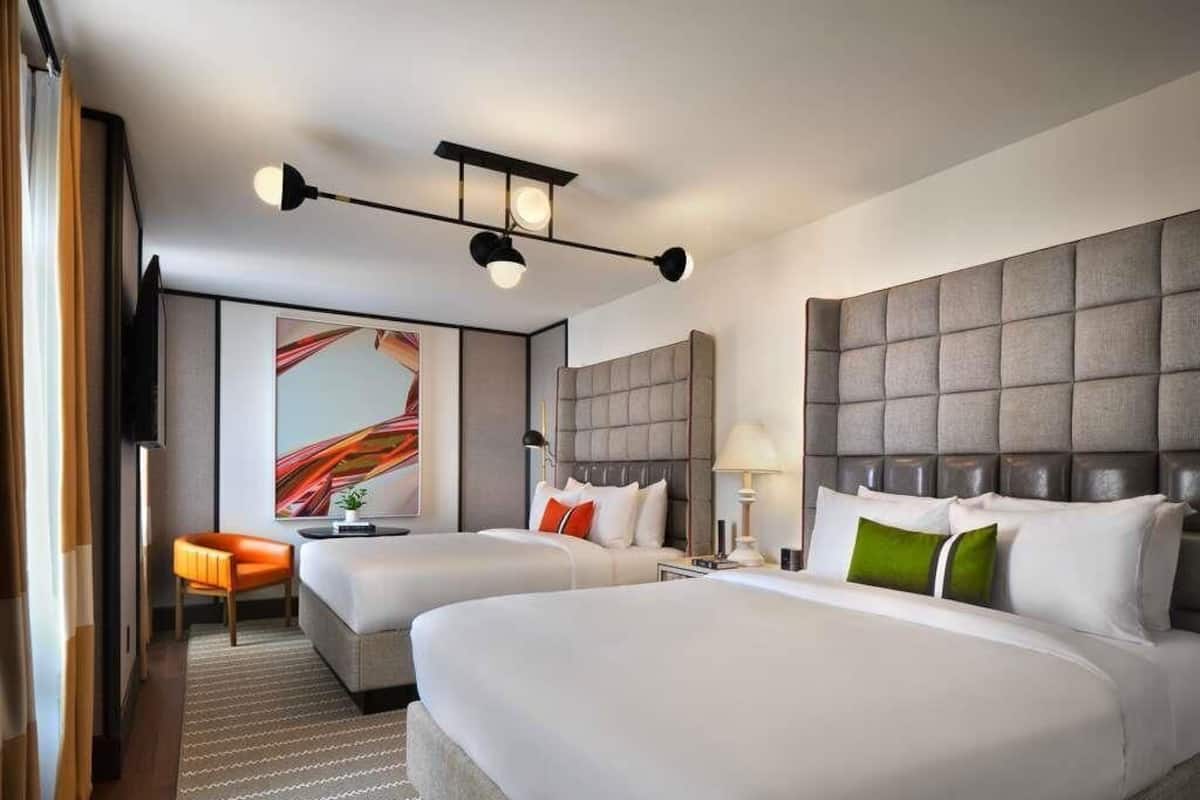 Quarto Deluxe, 1 cama de casal, acessível | Cofre no quarto, secretária