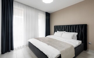 Apartamento superior, 1 quarto | 1 quarto, roupas de cama premium