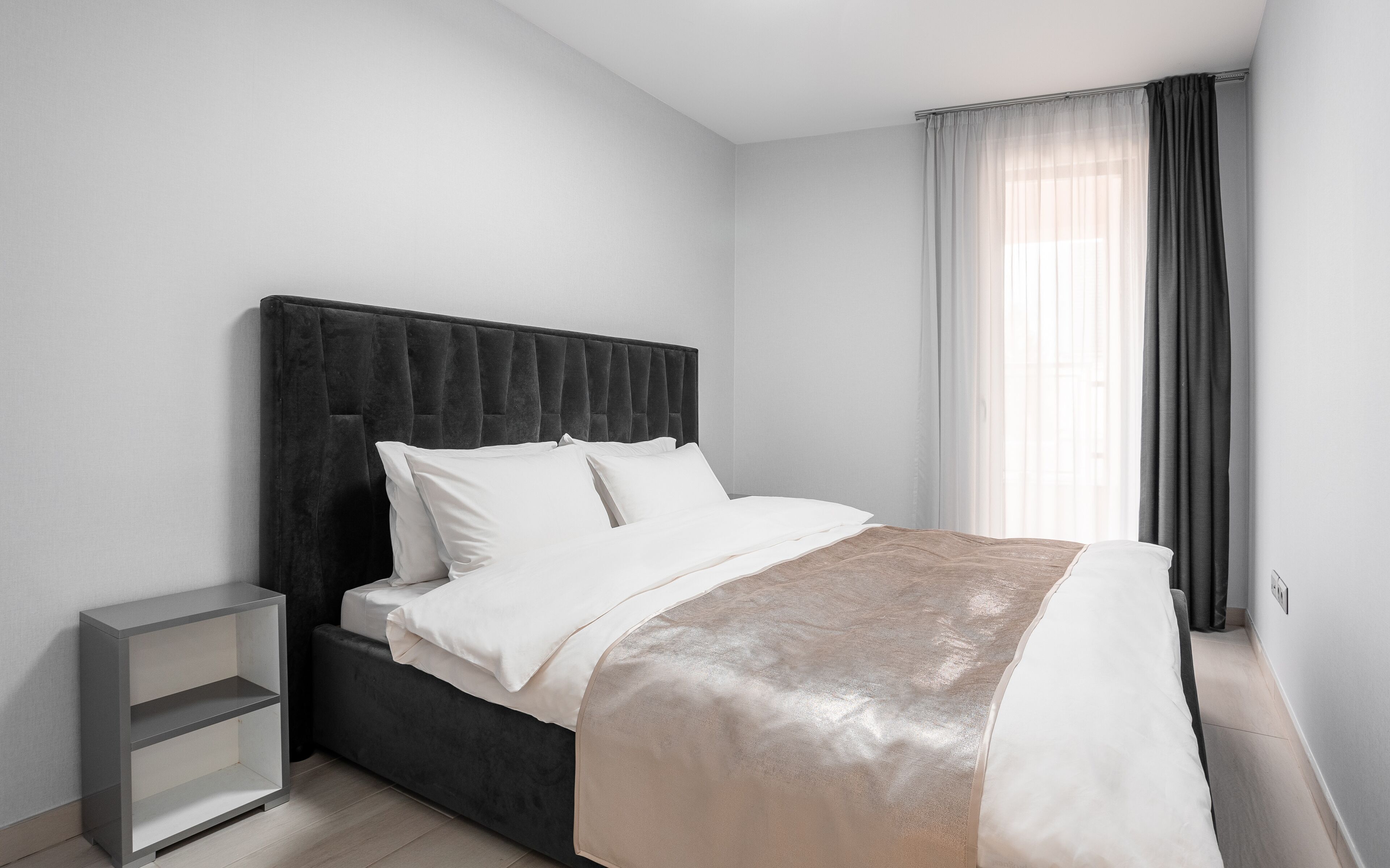 1 quarto, roupa de alta qualidade, camas de colchão viscoelástico 