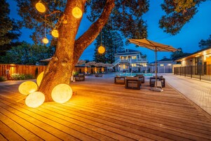 Vista para o campo desde o alojamento