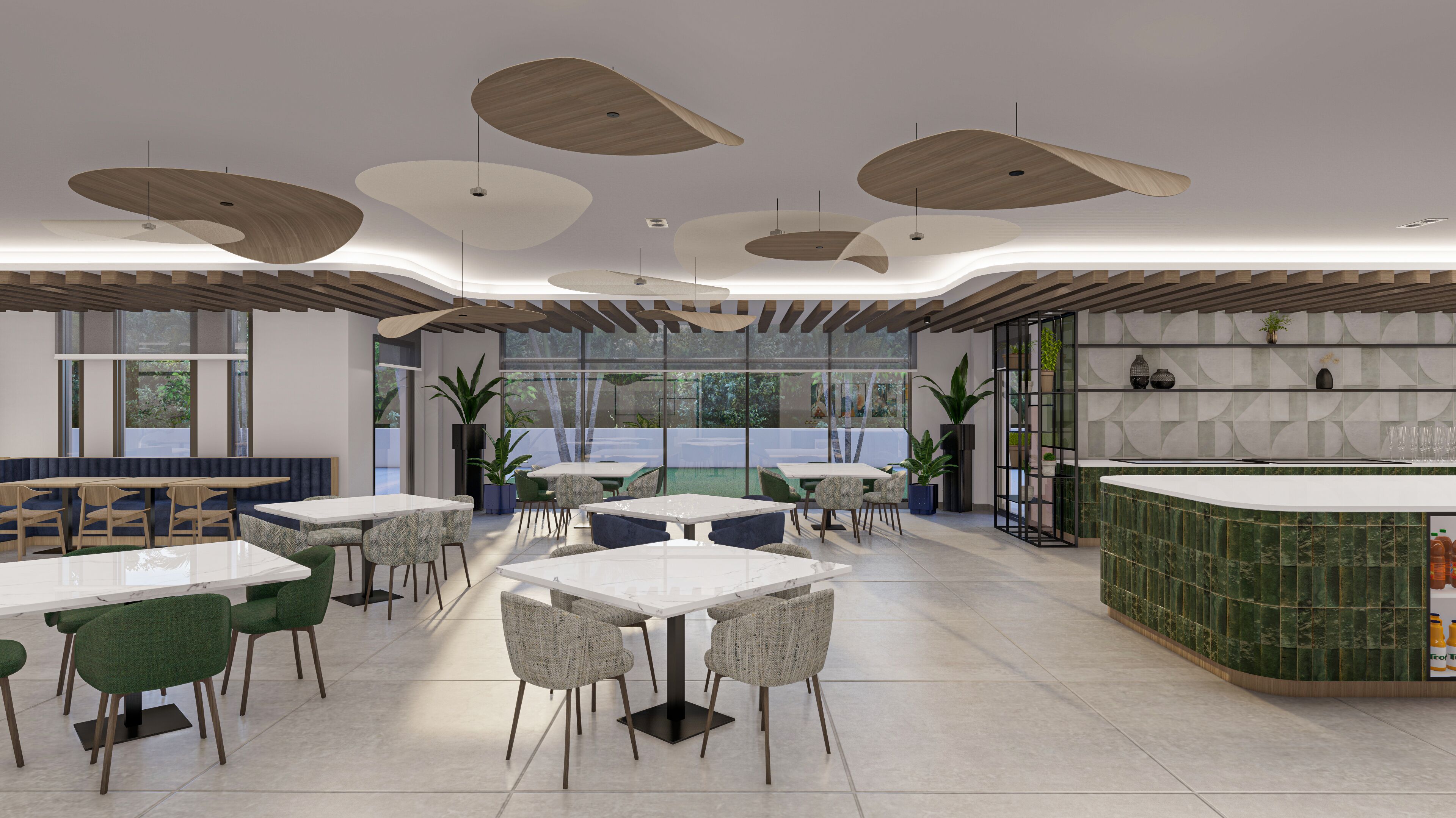 Pequeno-almoço tipo buffet diário (125 SAR por pessoa) 