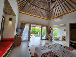 Villa Exclusiva, 1 cama king-size, não fumadores, piscina privativa | 1 quarto, minibar, cofre no quarto, Wi-fi grátis