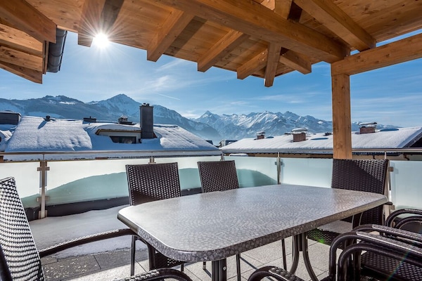 Apartamento superior | Terraço/pátio