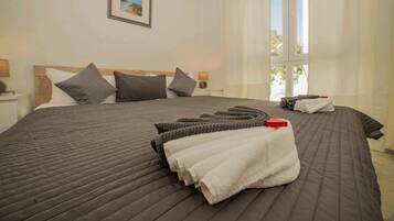 Apartamento família (A1) | 2 quartos, ferros/tábuas de passar roupa, berços grátis, berço de viagem