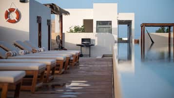Terraço no piso superior