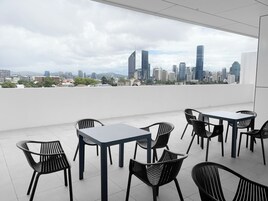 Terraço no piso superior