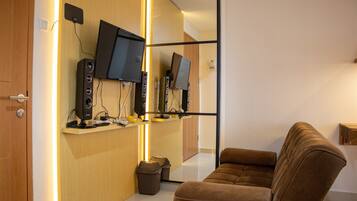 Apartamento, 1 quarto | Sala de estar