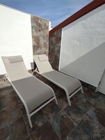 Quarto casal superior, 1 cama de casal, para não fumantes, terraço | Terraço/pátio