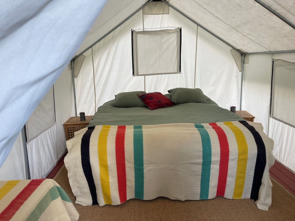 Glamping Tent 2, with Glacier National Park Views, near Polebridge ...