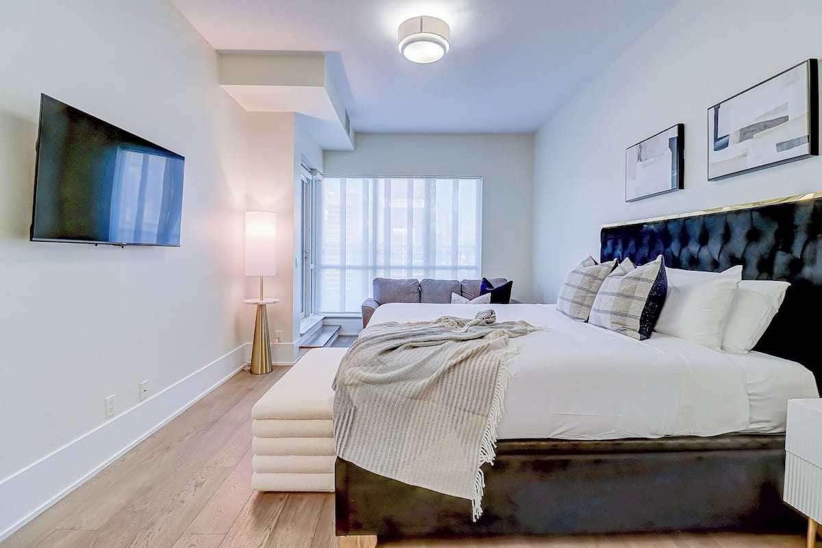 Penthouse Premium | Ferro/tábua de engomar, Wi-fi grátis, roupa de cama fornecida