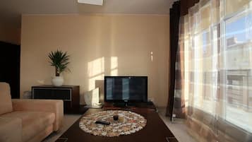 Apartamento superior | 2 quartos, Wi-Fi de cortesia, roupa de cama