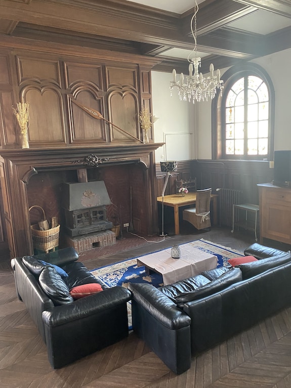 Bel Ancien Manoir De Chasse / Pièces Authentiques Spacieuses/ Jardin/terrasses. - Pas-de-Calais