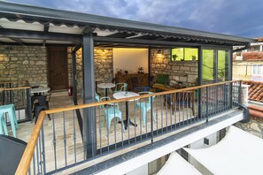 Terraço no piso superior