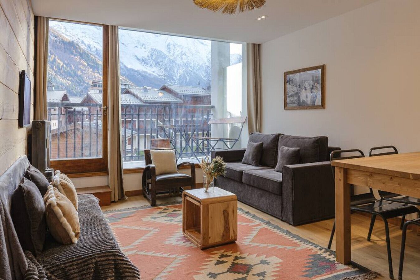 Vallée Blanche · Central 4pax | Vue Mtblanc | Parking | 400mremonté - Argentière