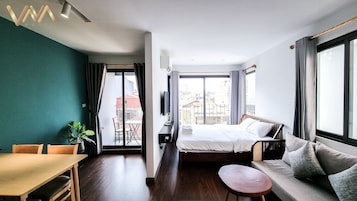Apartamento família | Vista do quarto