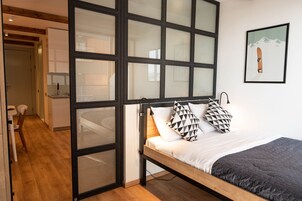 Apartamento Familiar | 1 quarto, com mobília individualizada, Wi-fi grátis 