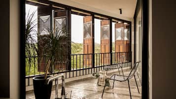 Quarto Duplo Deluxe | Terraço/pátio interior