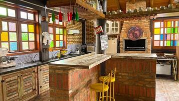 Bungalow Familiar, 2 quartos, casa de banho anexa | Cozinha privada