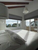 Cabana panorâmico | Camas com colchões pillow-top, individualmente decorados