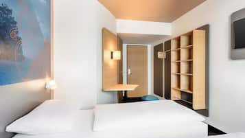 Quarto Twin | Wi-fi grátis, roupa de cama fornecida
