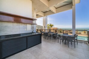 Terraço no piso superior