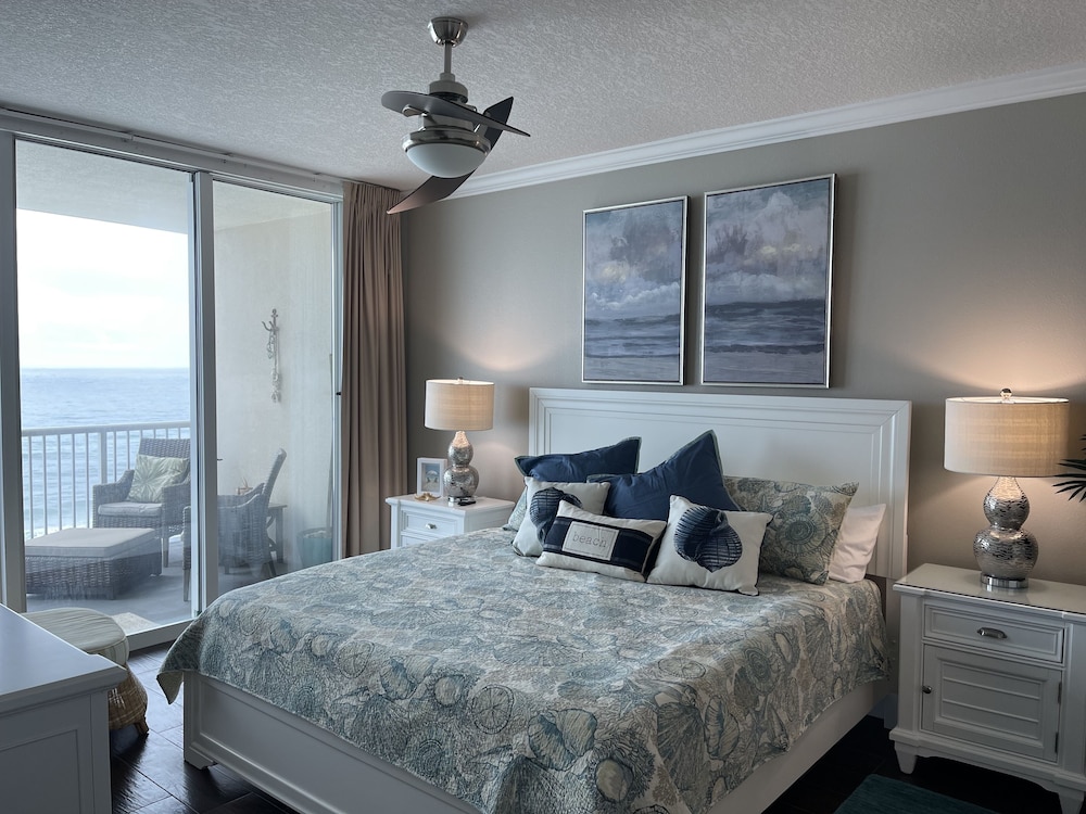 Oceanfront Palazzo 302 Condo with Large Private Balcony near Pier Park ...