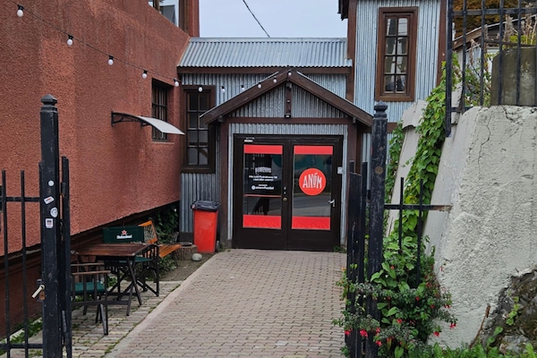 Entrada do alojamento