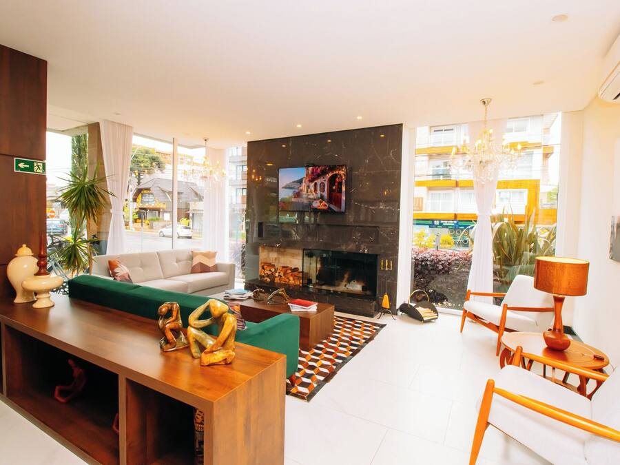 Sala de estar do lobby