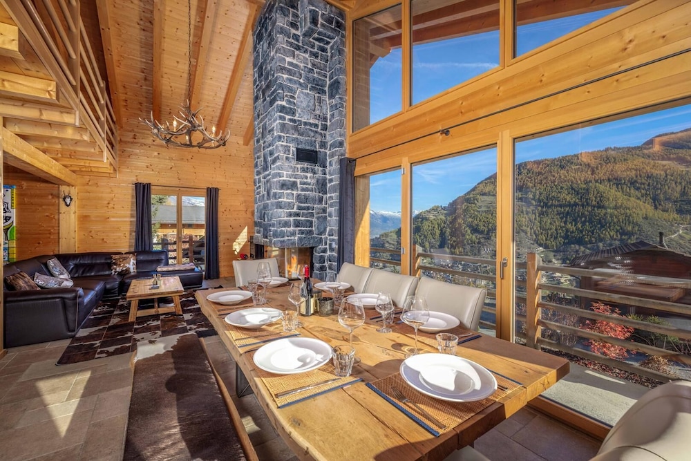 Chalet Amerhone - Luxury Chalet With Jacuzzi - Suiza
