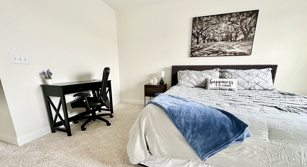 Luxury 3BD/3BA Smart Home Near ECU with Fast WiFi & FREE EV Charging ...