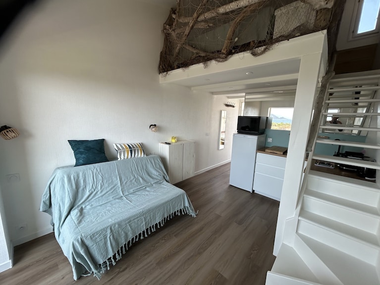 App Duplex Avec Vue Mer Et Piscine, à 5 Minutes à Pied De La Plage - Tiuccia