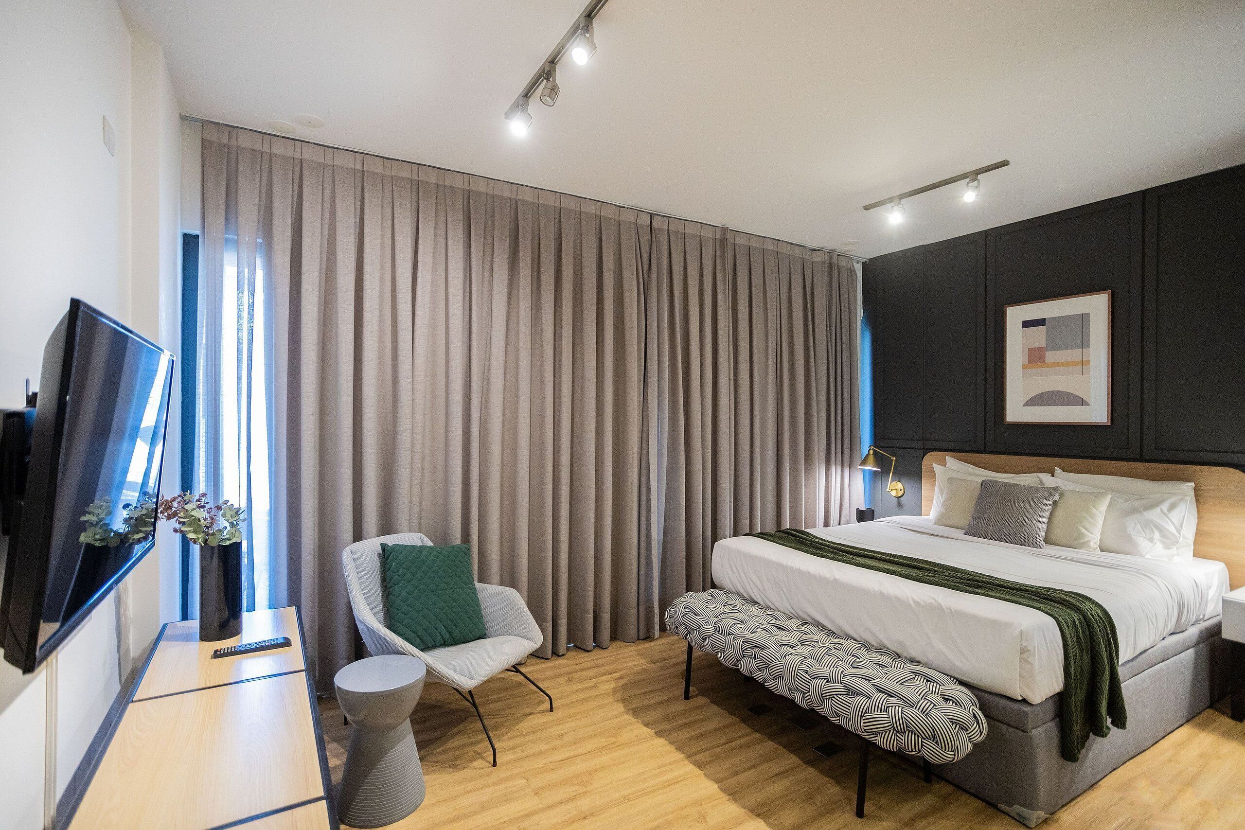 Wi-fi grátis, roupa de cama fornecida 