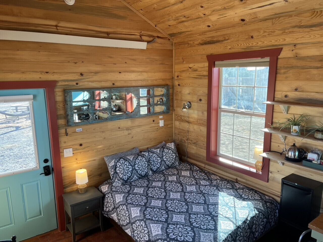 The Turquoise Door At Triple View Tiny Houses - Colorado