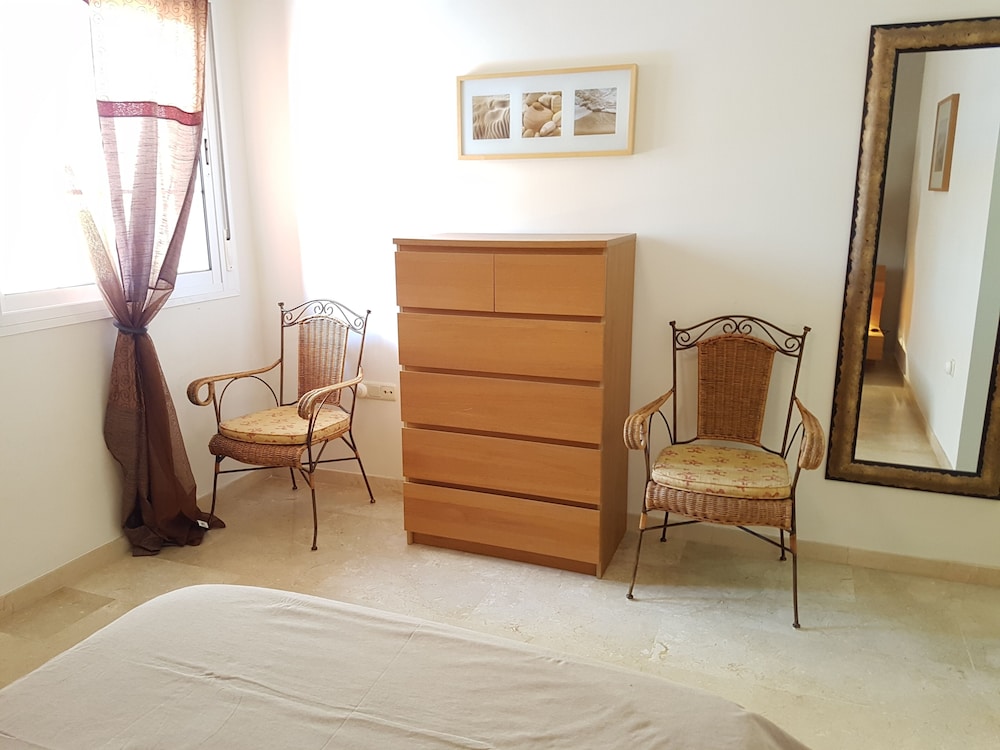 Spacious modern apartment with large terrace and private pool, long ...