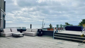 Terraço no piso superior