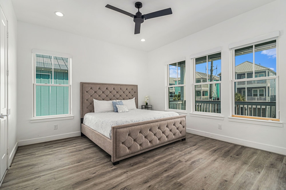 Three-story, beach home with decks & partial Gulf view - Sands Of ...