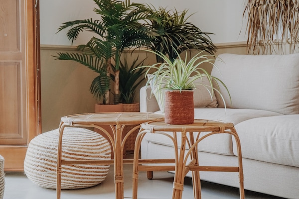 Apartamento Deluxe, várias camas | Sala de estar | TV de ecrã plano