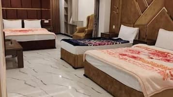 Quarto Duplo Deluxe | Ferro/tábua de engomar, Wi-fi grátis, roupa de cama fornecida