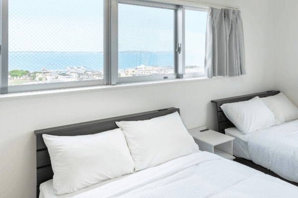 Quarto Twin, vista para o oceano | Vista da varanda