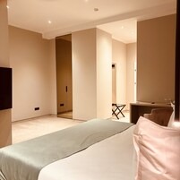 Suite-Estúdio Júnior, 1 quarto, Vista para a cidade | Lençóis de algodão egípcio, roupa de alta qualidade 