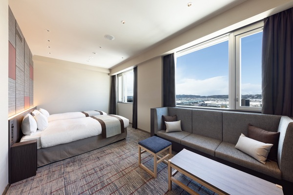 Quarto Twin Executivo, não fumadores (Vischio) | Roupa de alta qualidade, edredões de penas, camas de colchão pillowtop