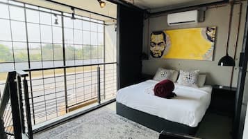 Loft design, 1 quarto | 1 quarto, camas Tempur-Pedic, individualmente decorados