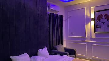 Quarto Duplo Executivo | Lençóis italianos Frette, roupa de alta qualidade