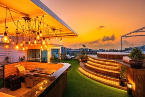 Terraço no piso superior