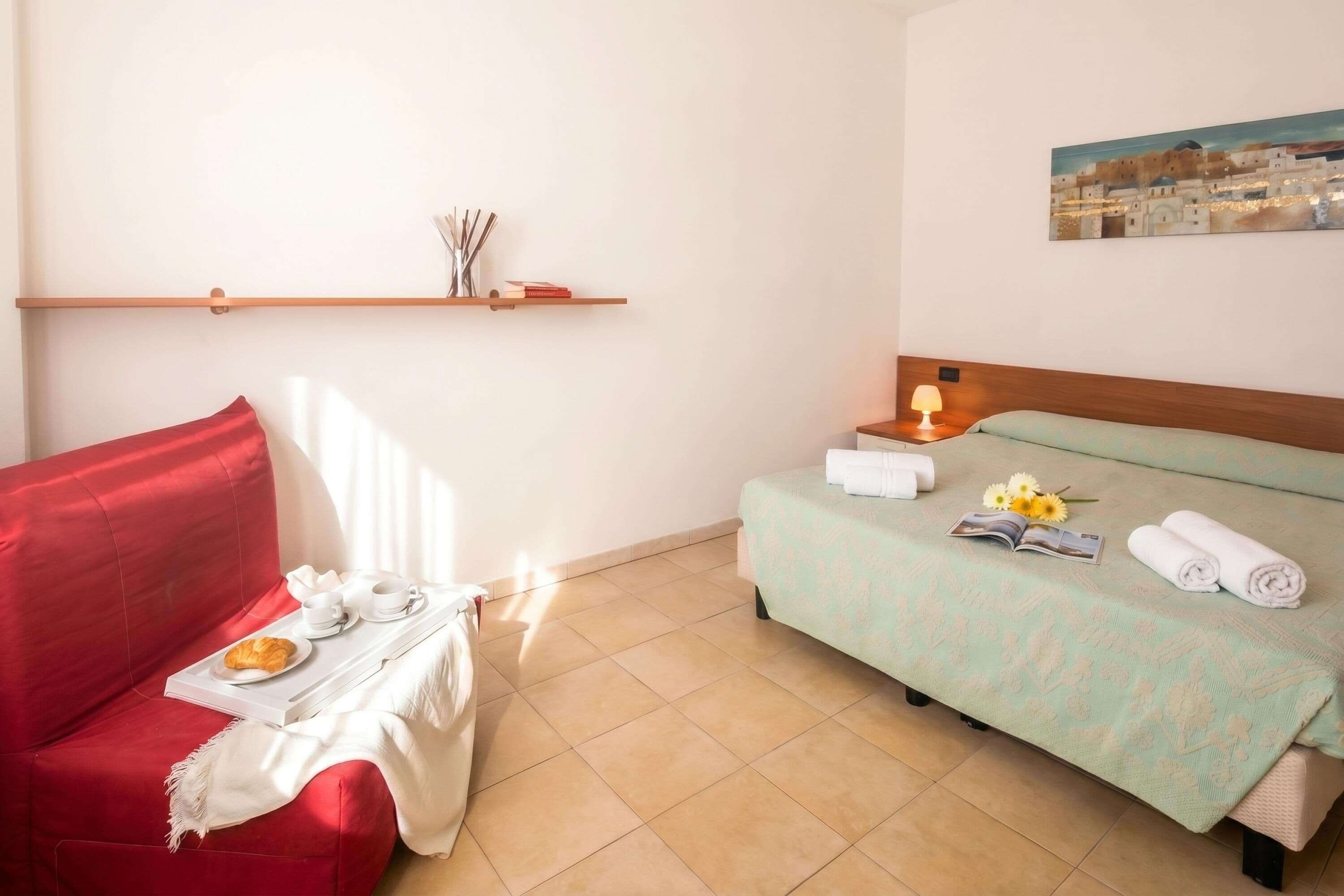 Apartamento Standard, vários quartos (Le Fontane Bilo 3P 4Km From The Beach) | 1 quarto, Wi-fi, roupa de cama fornecida 