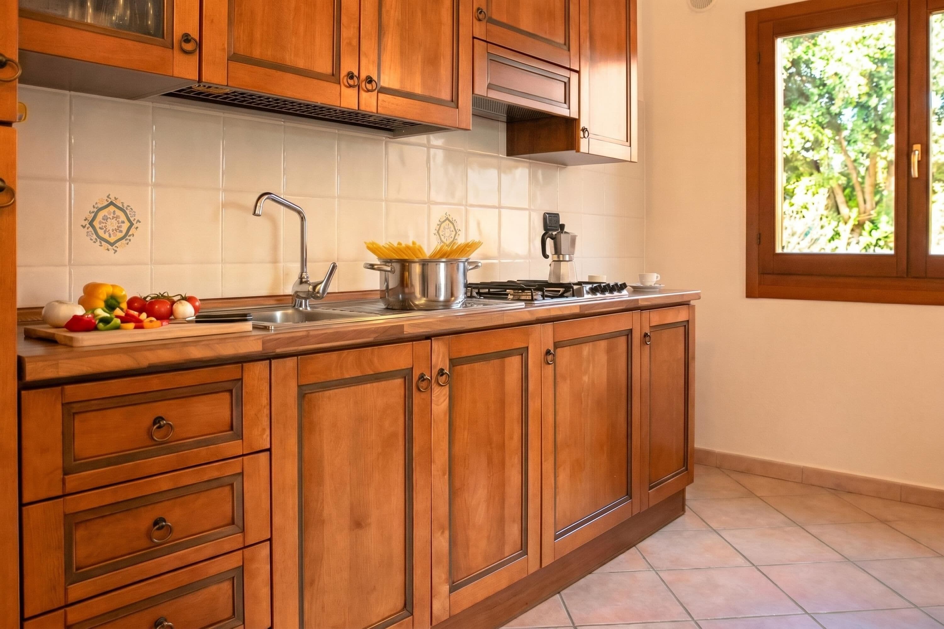Apartamento Standard, vários quartos (Cala Viola Trilo 1.5Km From The Sea) | Cozinha privada | Uma placa de cozinha, utensílios de cozinha 