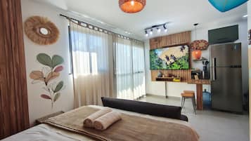 Estúdio | 1 quarto, individualmente decorados, individualmente mobiliados