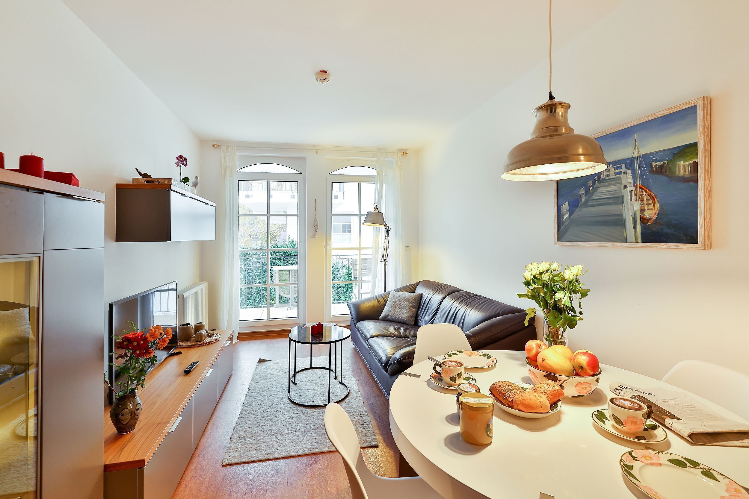 Haus Meeresblick - A1.02: 40m², 2-raum, 3 Pers., Balkon, Wlan, Hund - Sellin