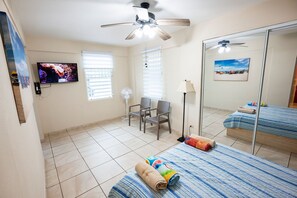 Estúdio | Ferros/tábuas de passar roupa, Wi-Fi de cortesia, roupa de cama