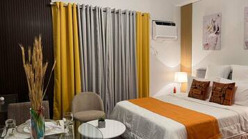 Apartamento Sénior em Condomínio Fechado | 1 quarto, roupa hipoalergénica, edredões de penas